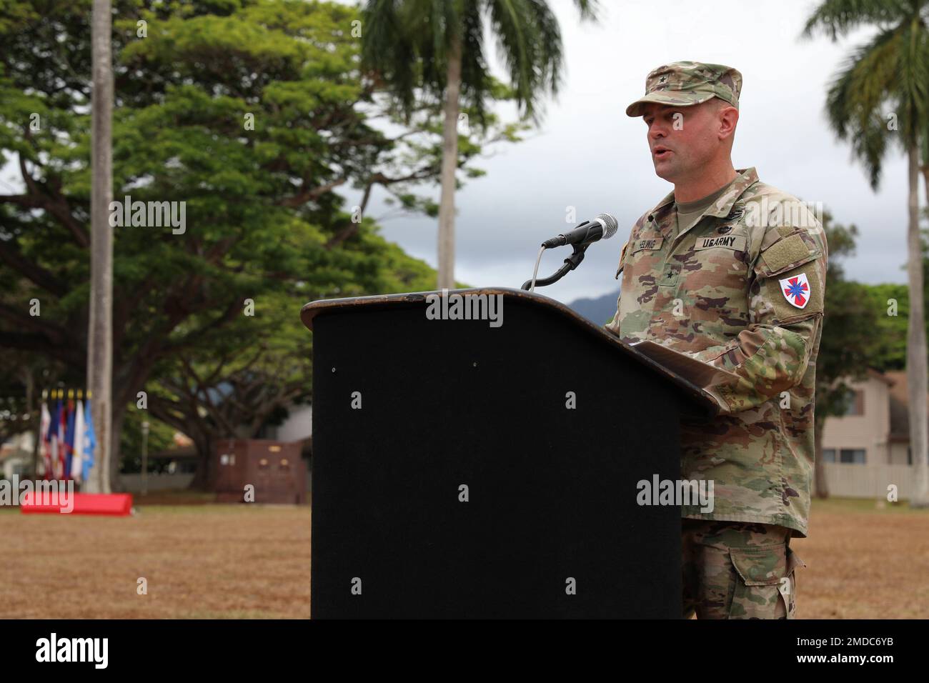 Brig. Gen. Jered Helwig, Commanding General of the 8th Theater ...