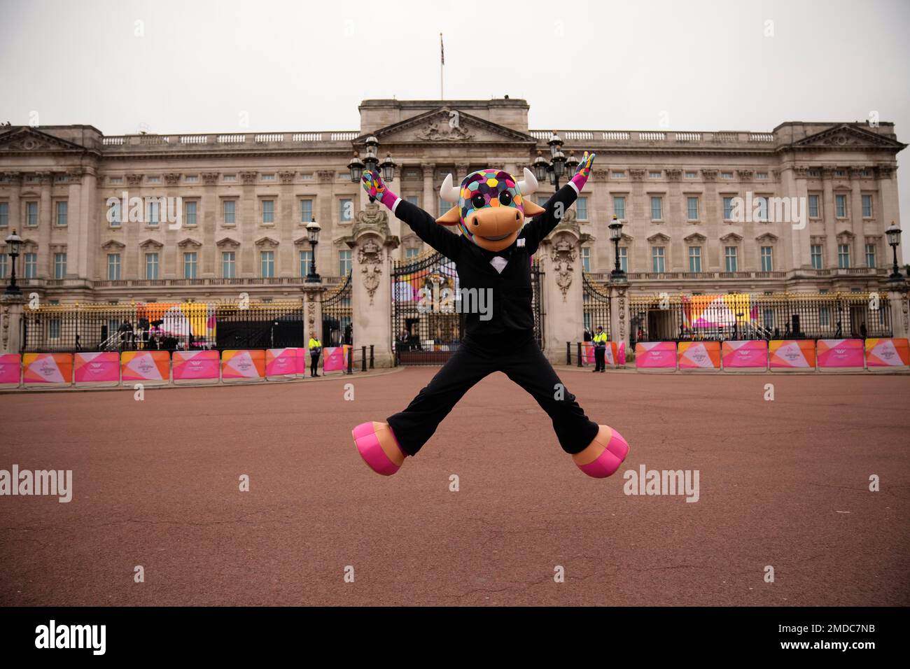 Birmingham 2022 Commonwealth Games mascot Perry the bull poses for ...