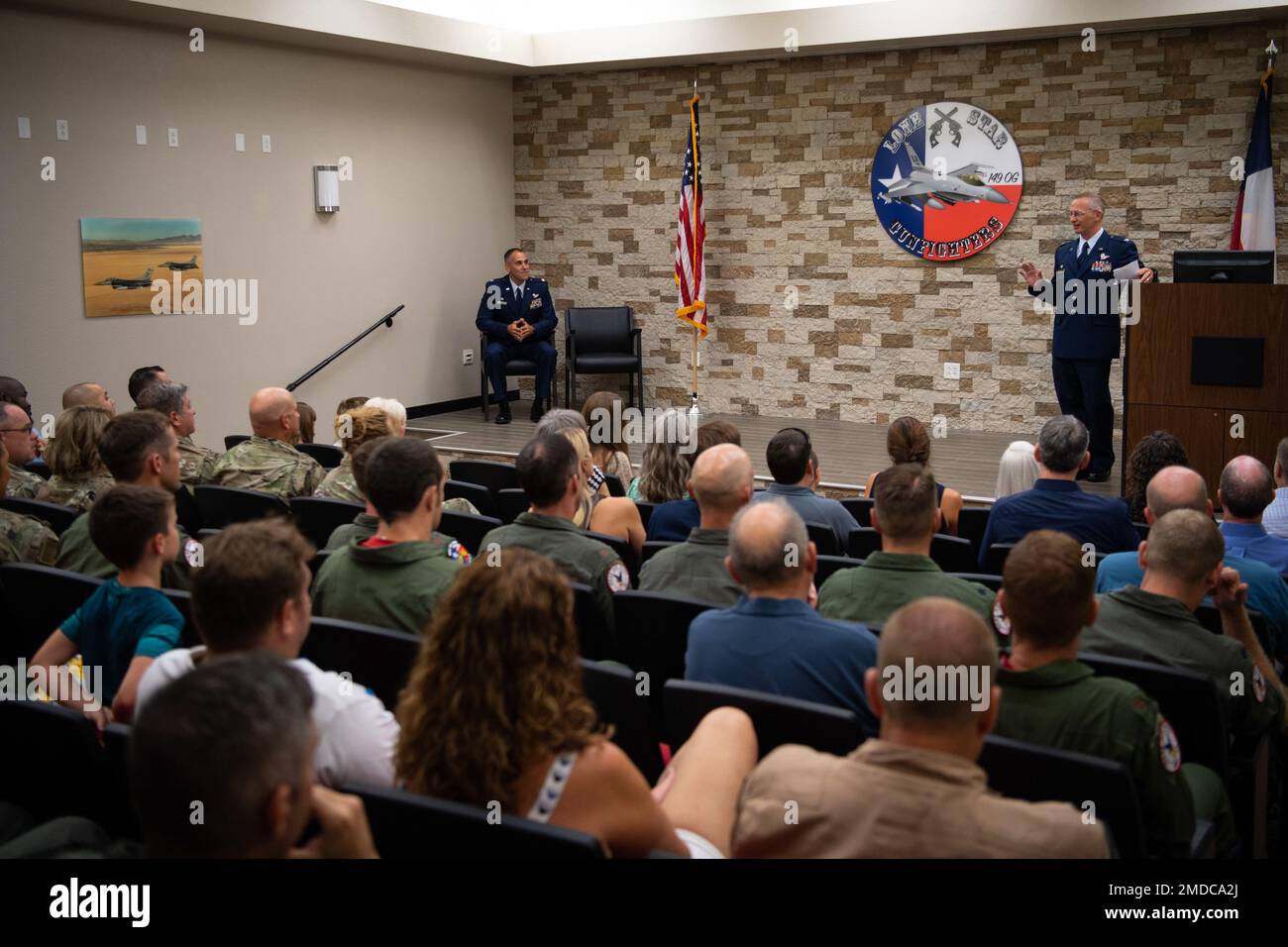 U.S. Air Force Col. Matthew Jensen, the 149th Fighter Wing commander ...