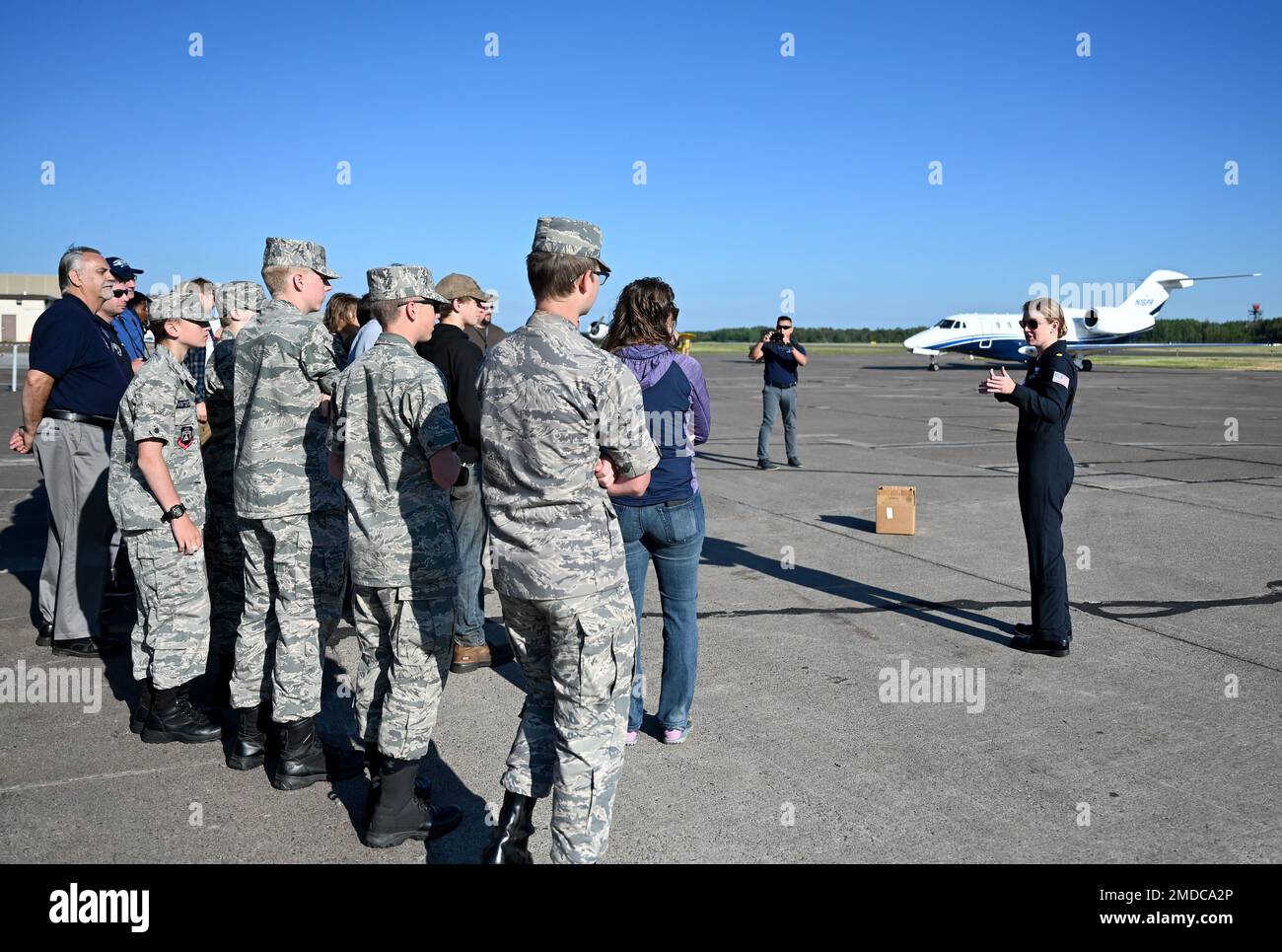 Maj. Lauren Schlichting, a right wing Thunderbird pilot with the U.S ...