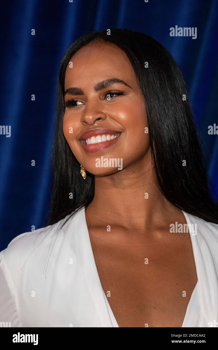 Sabrina Dhowre Elba poses for photographers upon arrival at the opening ...