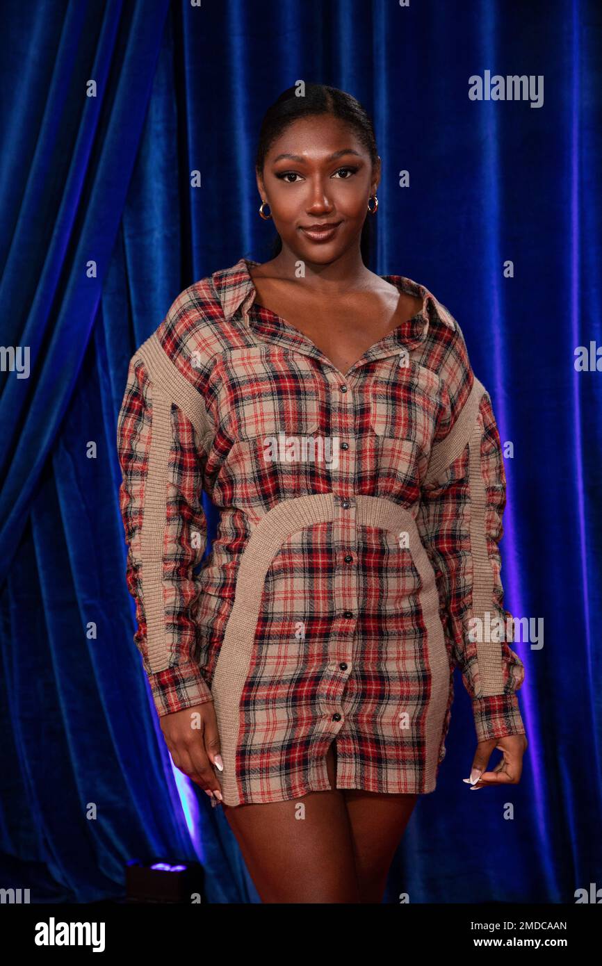 Isan Elba poses for photographers upon arrival at the opening of the ...