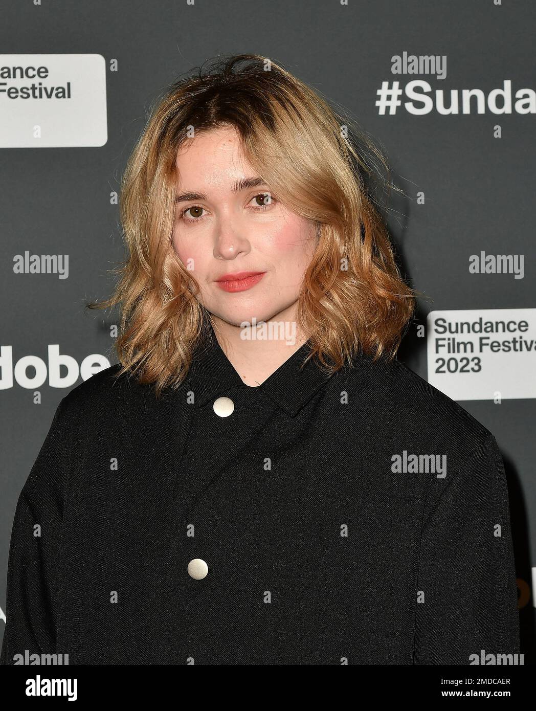 Alice Englert attends the 2023 Sundance Film Festival "Bad Behaviour ...