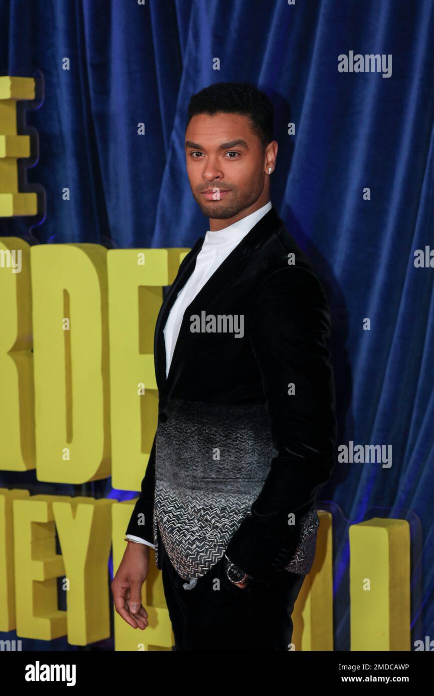 Rege-Jean Page poses for photographers upon arrival at the opening of ...