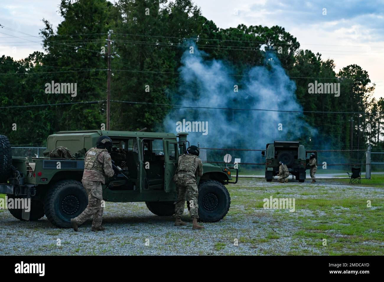 Georgia Air National Guardsmen from the 165th Security Forces Squadron ...
