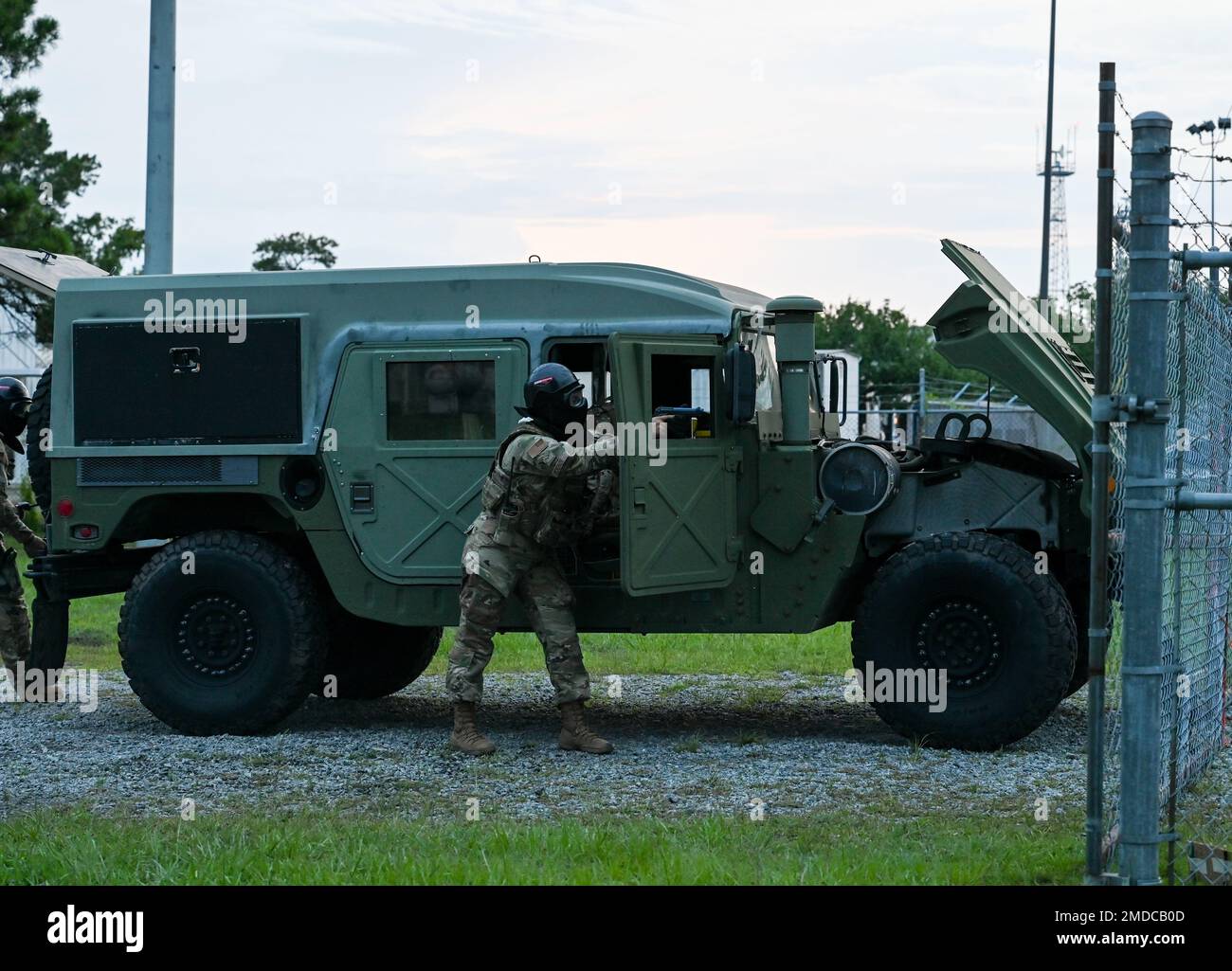 Georgia Air National Guardsmen from the 165th Security Forces Squadron ...