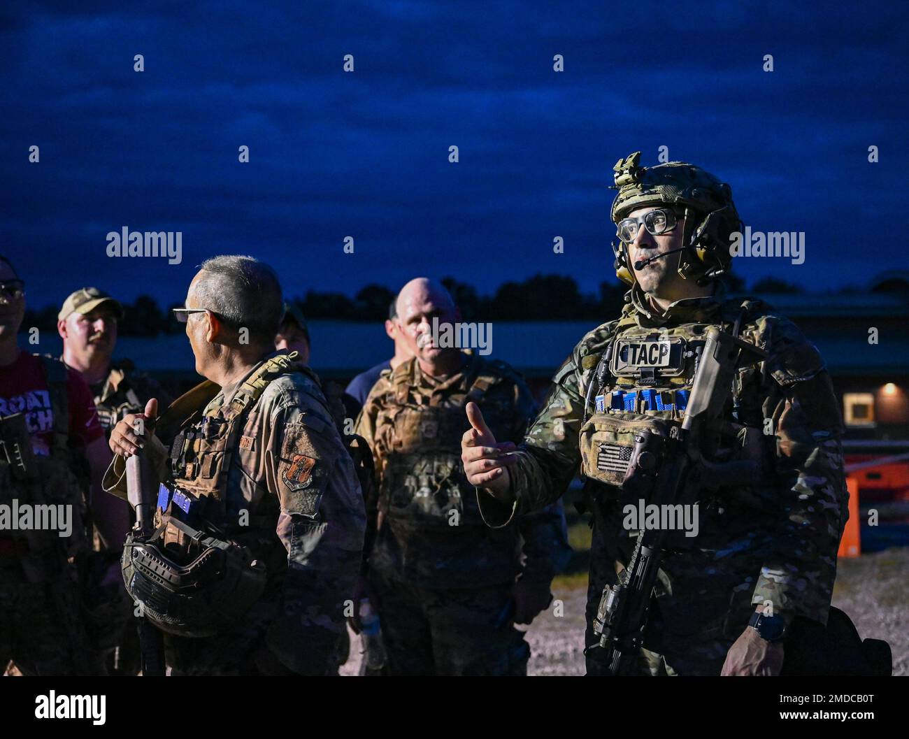 U.S. Air Force Lt. Col. Mike Perry, 165th Air Support Operations ...