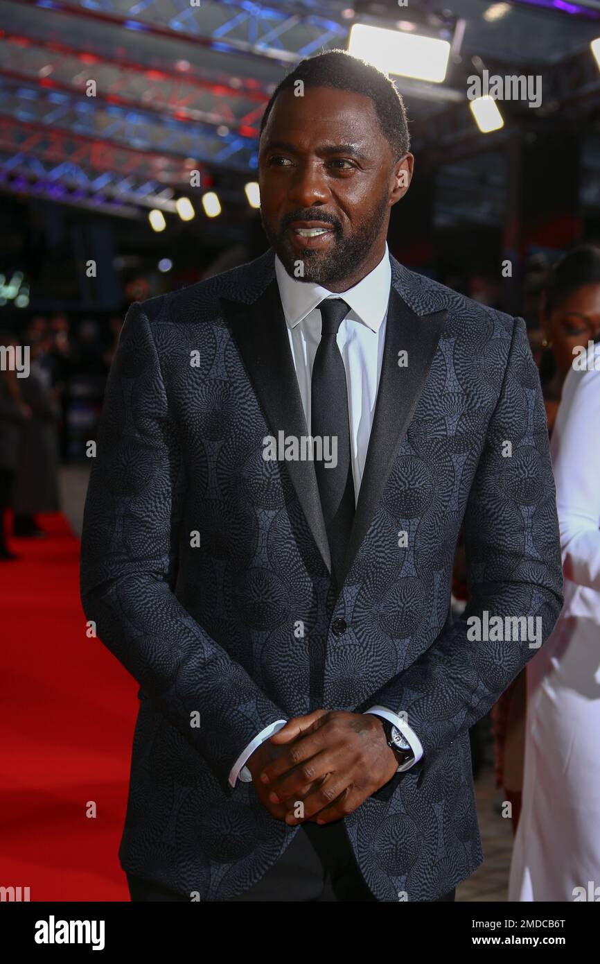 Idris Elba poses for photographers upon arrival at the opening of the ...