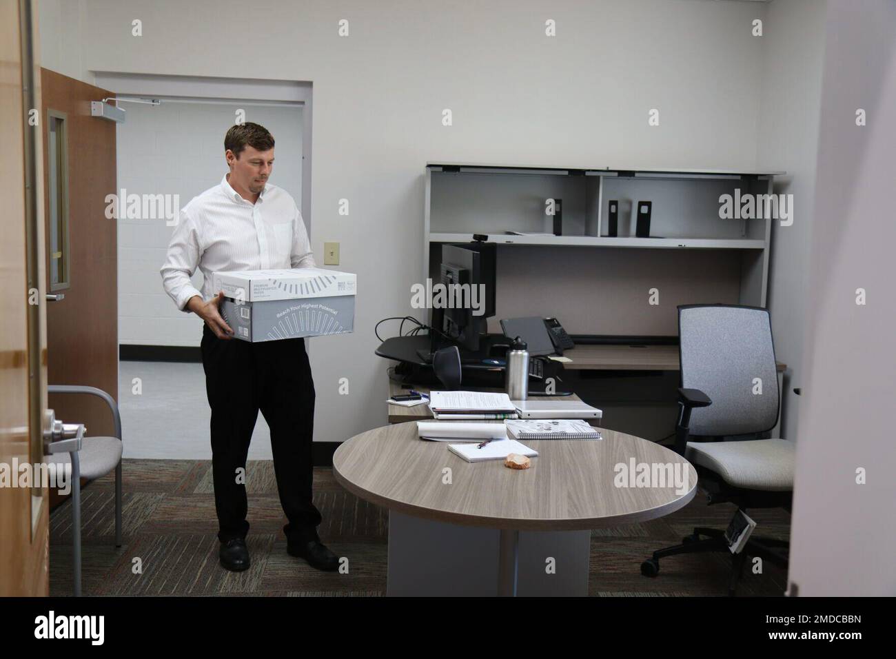 Charles Waters, business management office chief, Directorate of Public ...