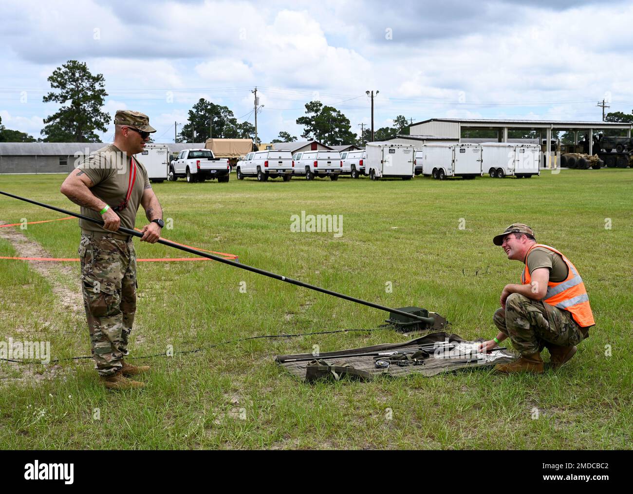 U.S. Air Force Master Sgt. Joshua Miracle and Tech. Sgt. Casey ...
