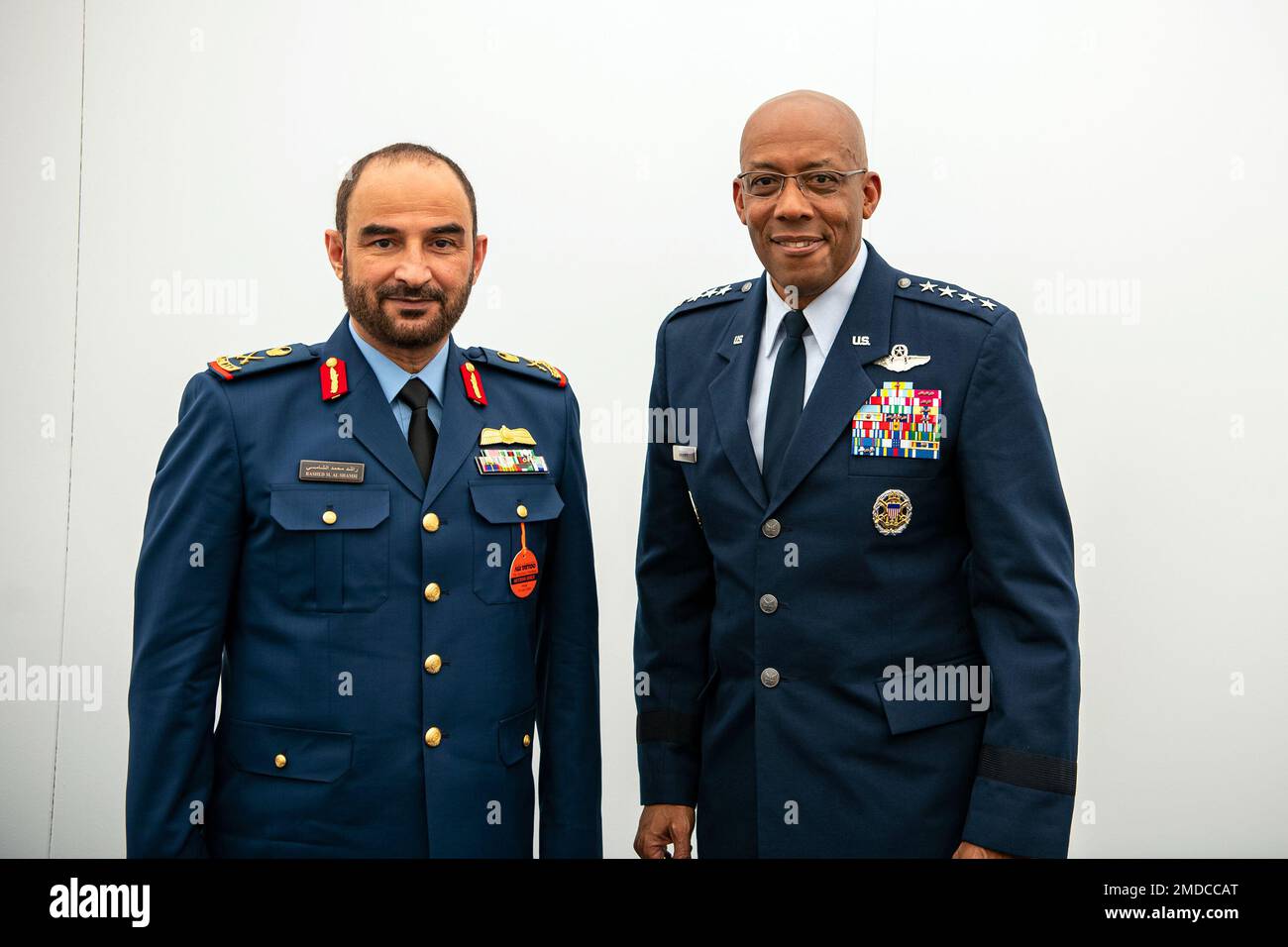 Major Gen. Rashed Al Shamsi, Deputy Commander of the UAE Air Force and ...