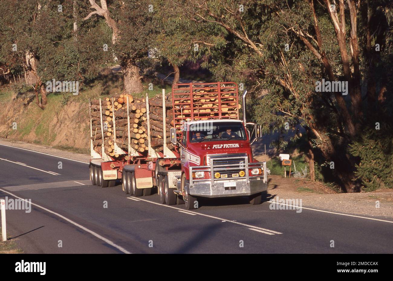 Logging truck transporting timber hi-res stock photography and images ...