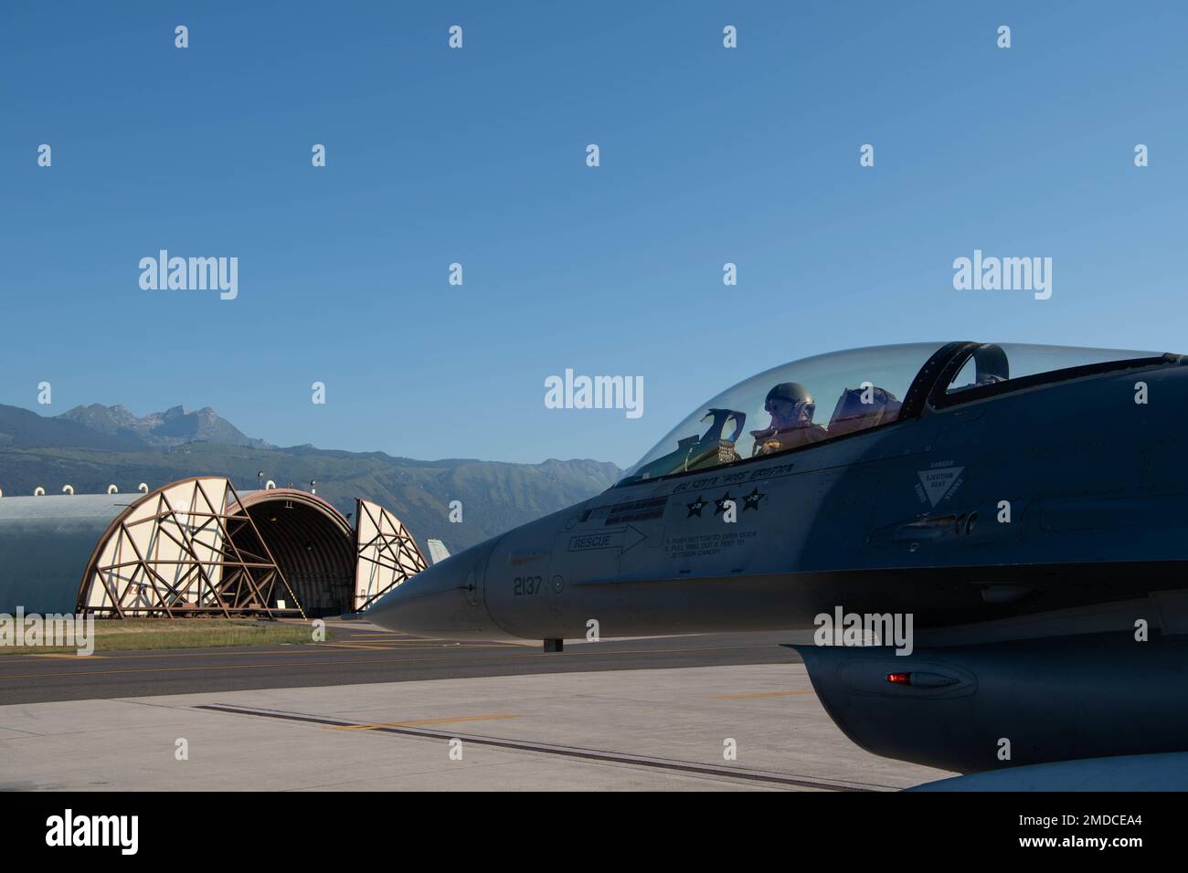 U.S. Air Force Capt. Jett Wright, 367th Fighter Squadron F-16 pilot ...
