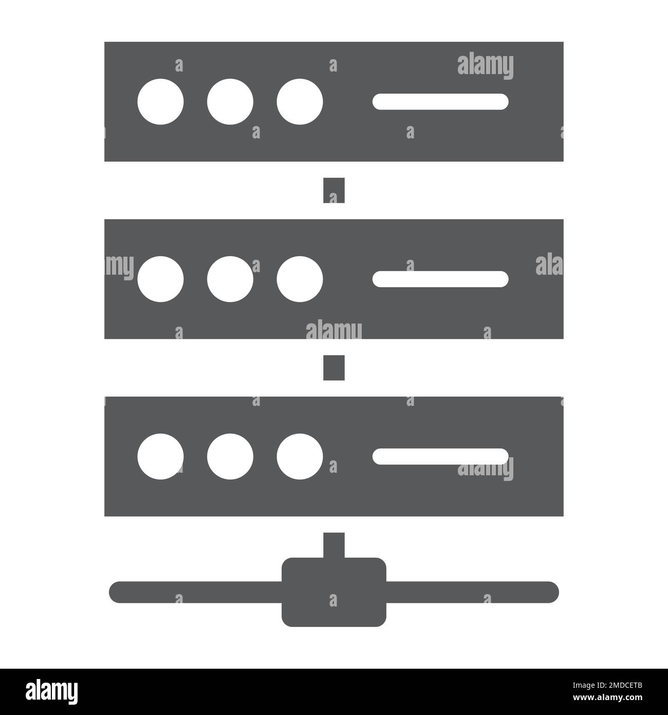 Data network glyph icon, data and analytics, system sign, vector graphics, a solid pattern on a ...