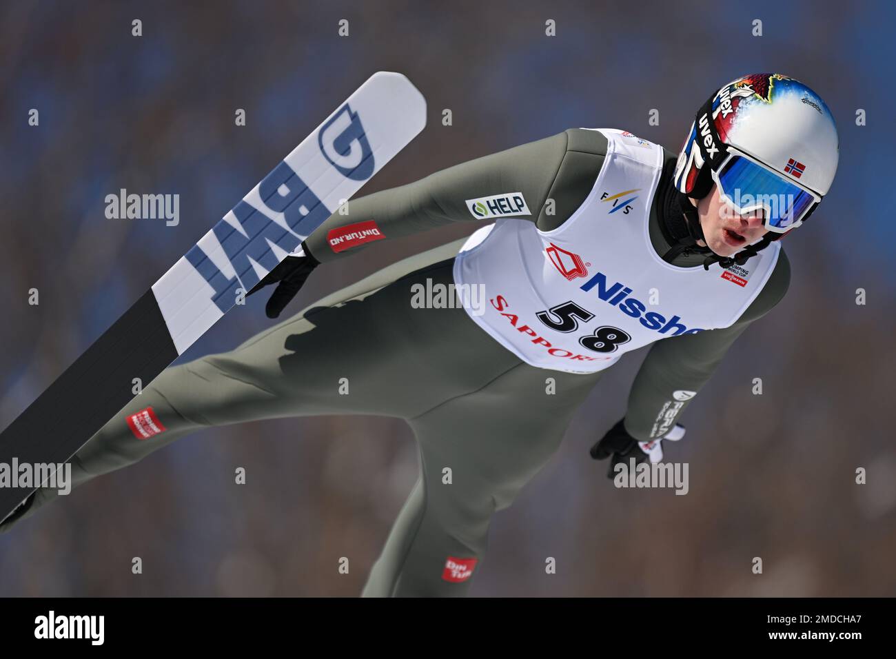 Sapporo, Hokkaido, Japan. Credit: MATSUO. 22nd Jan, 2023. Halvor Egner ...