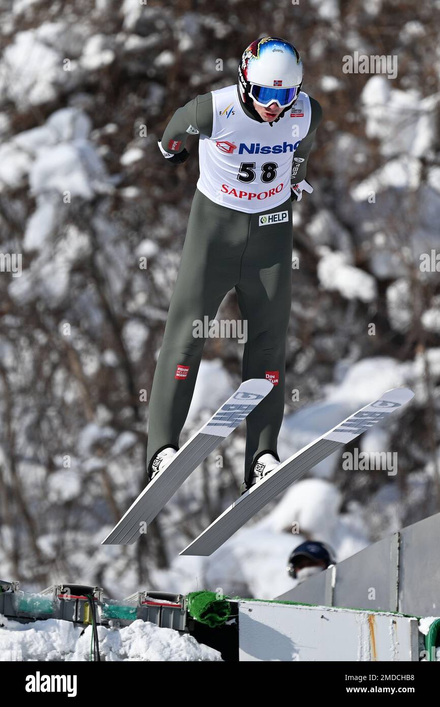 Sapporo, Hokkaido, Japan. Credit: MATSUO. 22nd Jan, 2023. Halvor Egner ...