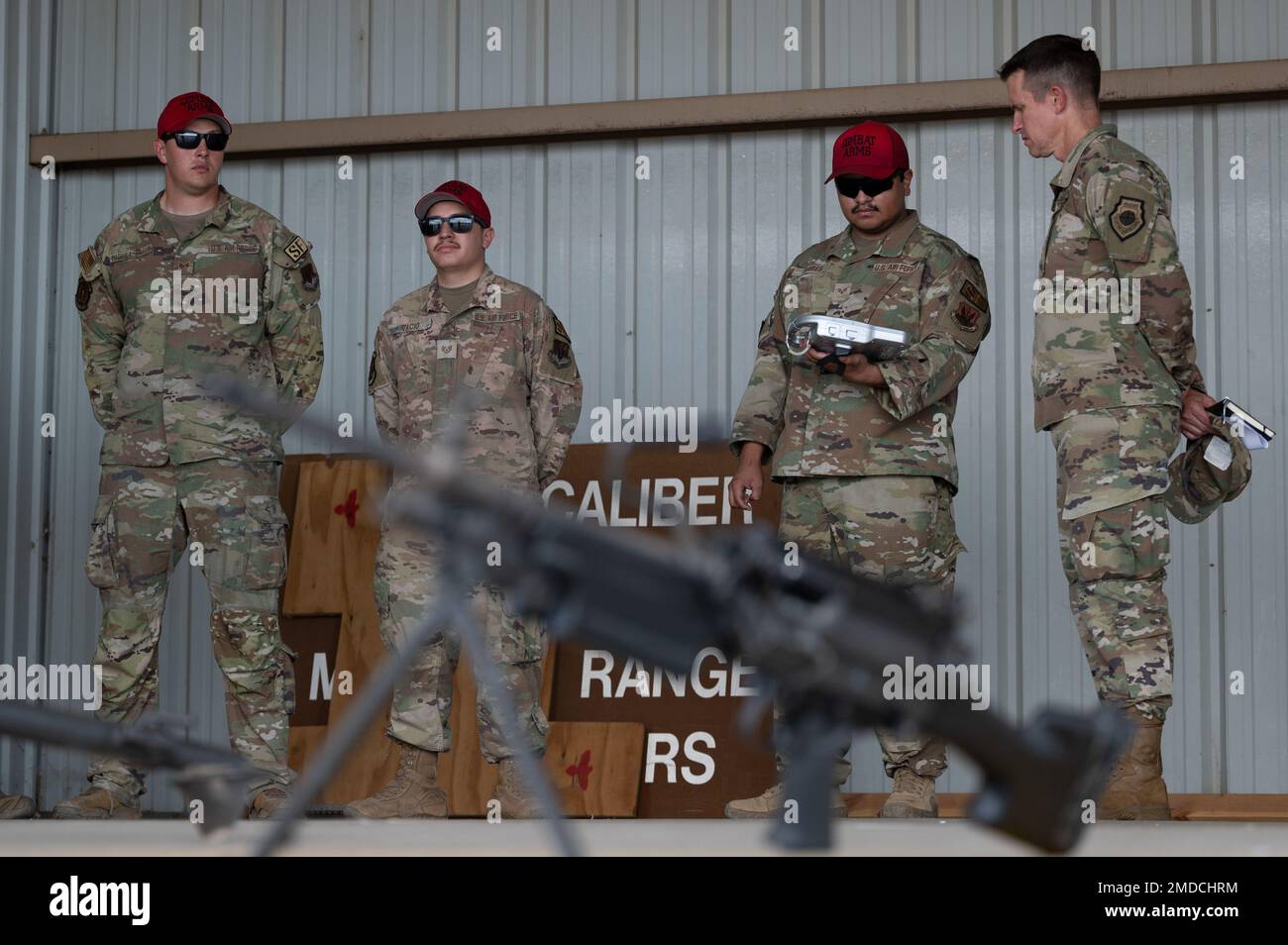 U.S. Air Force Col. Scott Mills, 355th Wing Commander, tours the 355th ...