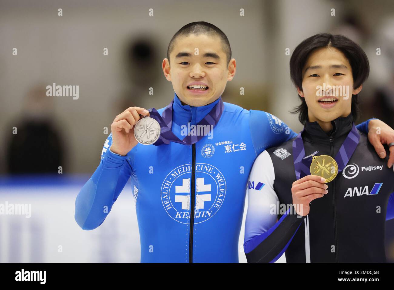 Nagano, Japan. 21st Jan, 2023. Kota Kikuchi Short Track Skating : The ...