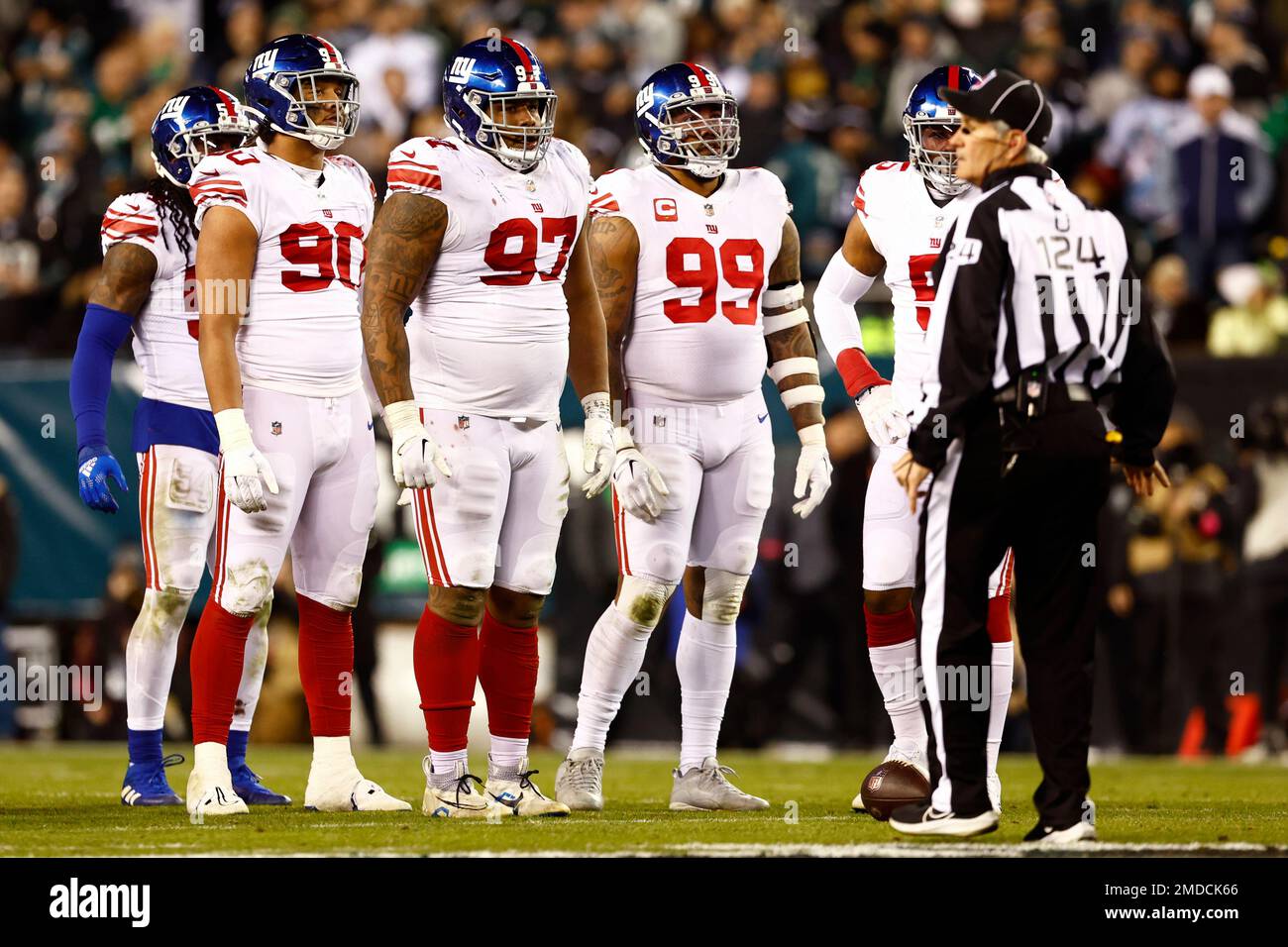 New York Giants defensive end Ryder Anderson (90), Dexter Lawrence (97 ...