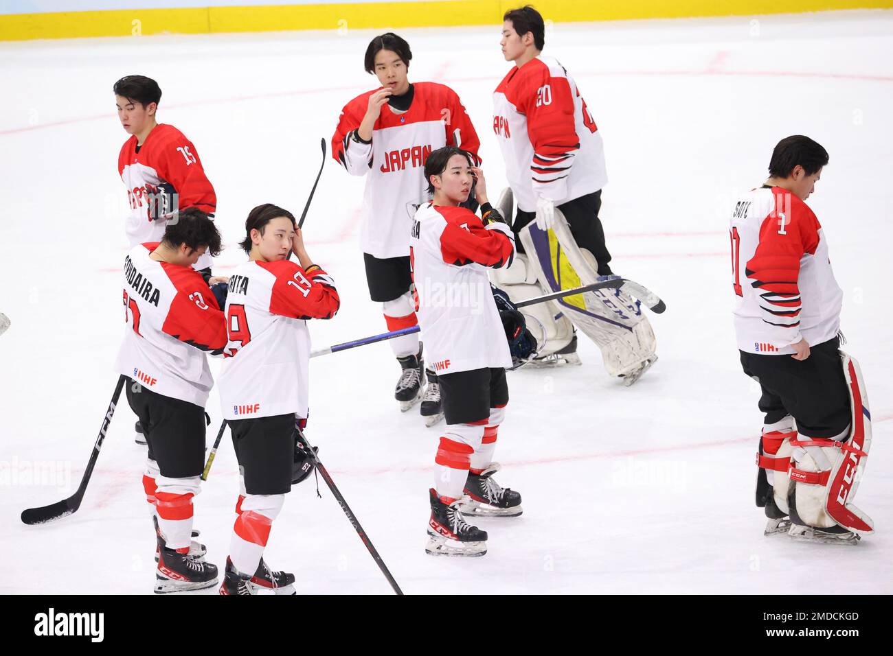 Lake Placid, NY, USA. 21st Jan, 2023. Japan team group (JPN) Ice Hockey ...