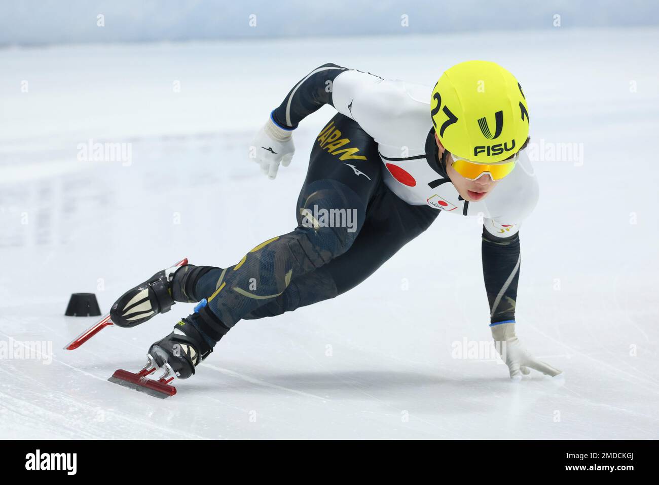 Lake Placid, NY, USA. 21st Jan, 2023. Takumi Wada (JPN) Short Track ...