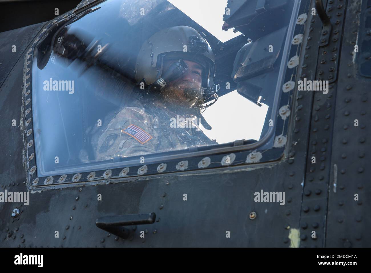 U.S. Army Col. Travis McIntosh, 10th CAB Commander, finishes his final ...