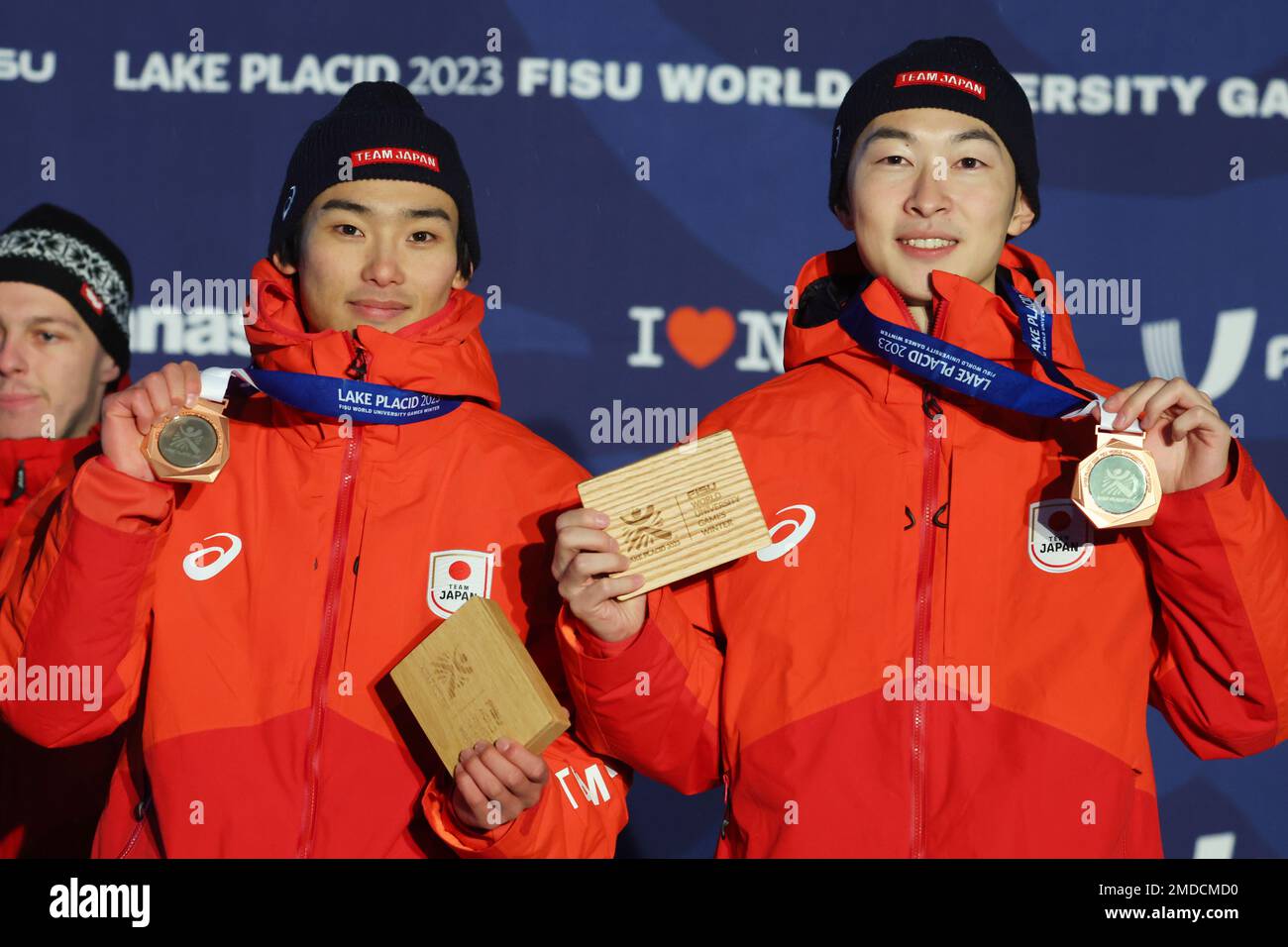 Lake Placid, NY, USA. 20th Jan, 2023. (L to R) Sakutaro Kobayashi ...