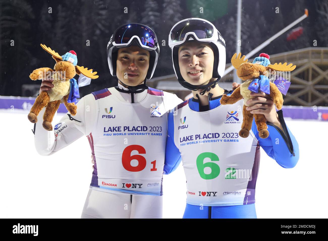 Lake Placid, NY, USA. 20th Jan, 2023. (L to R) Sakutaro Kobayashi ...