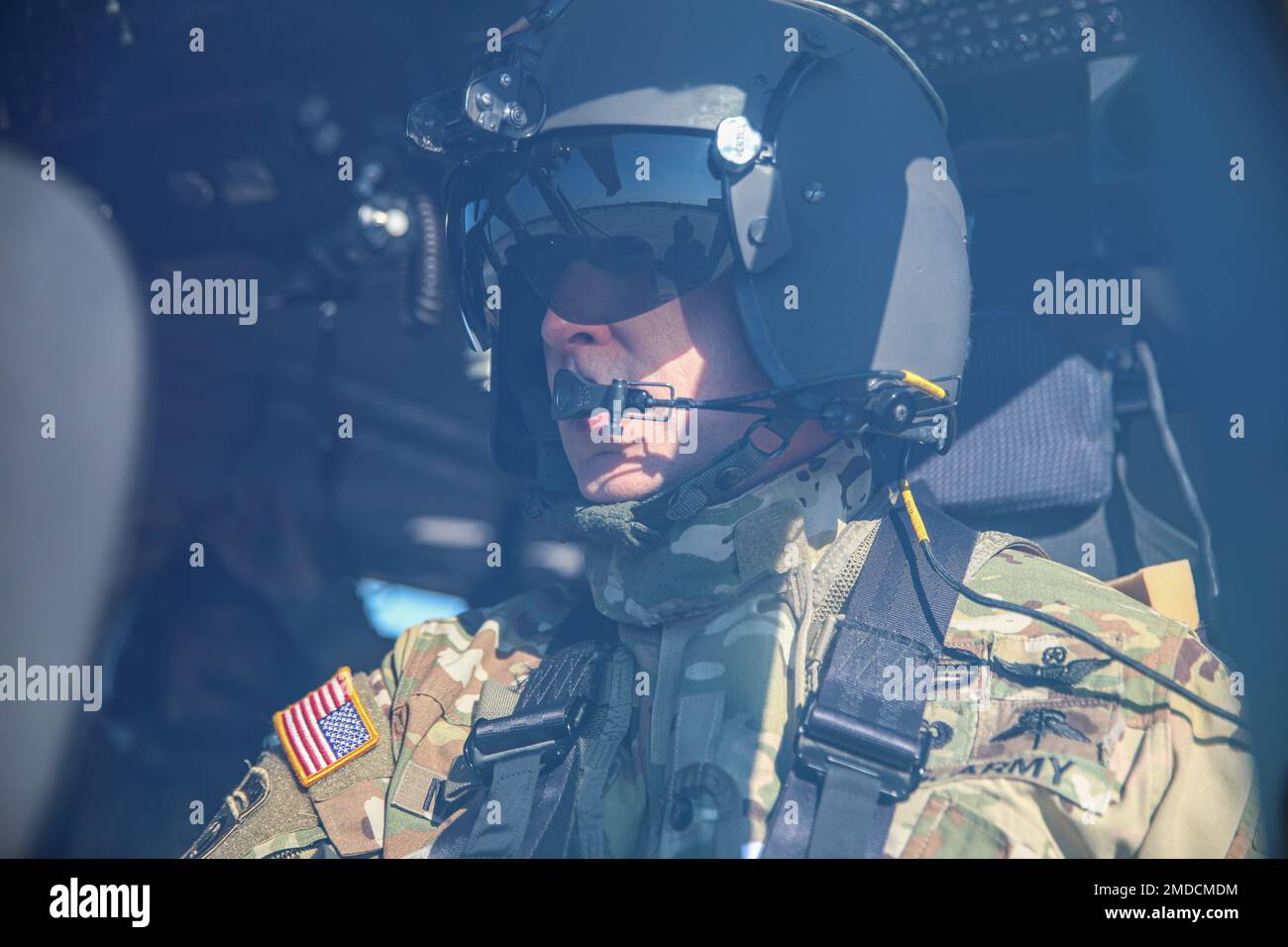U.S. Army Col. Travis McIntosh, 10th CAB Commander, finishes his final ...
