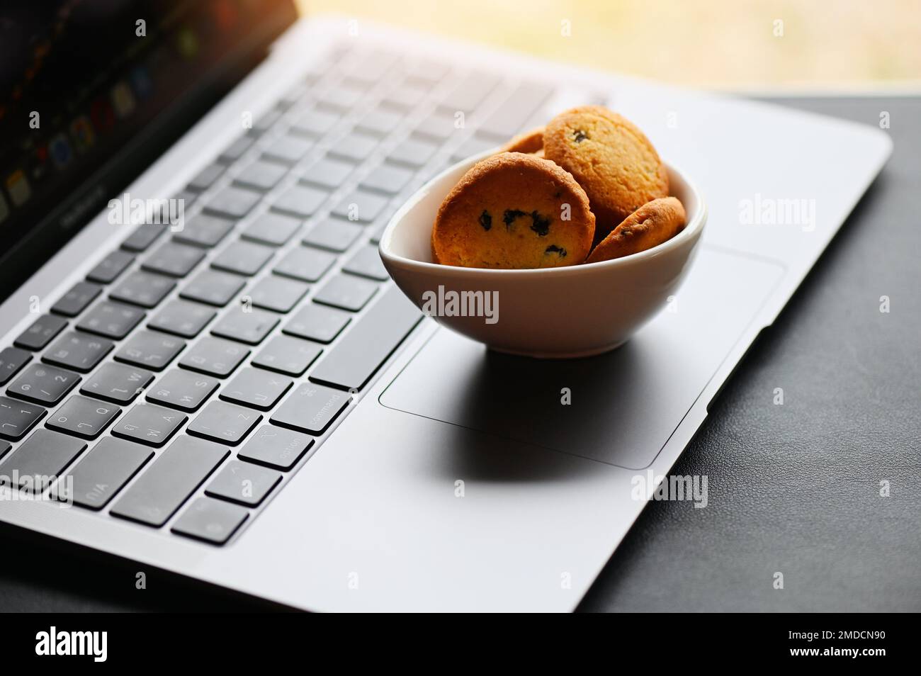 internet cookies internet browser cookies concept, mini cookies on ...