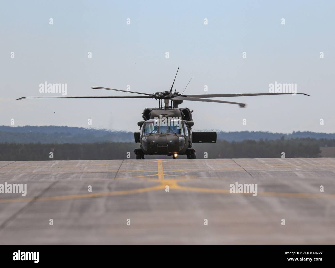 U.S. Army Col. Travis McIntosh, 10th CAB Commander, finishes his final ...