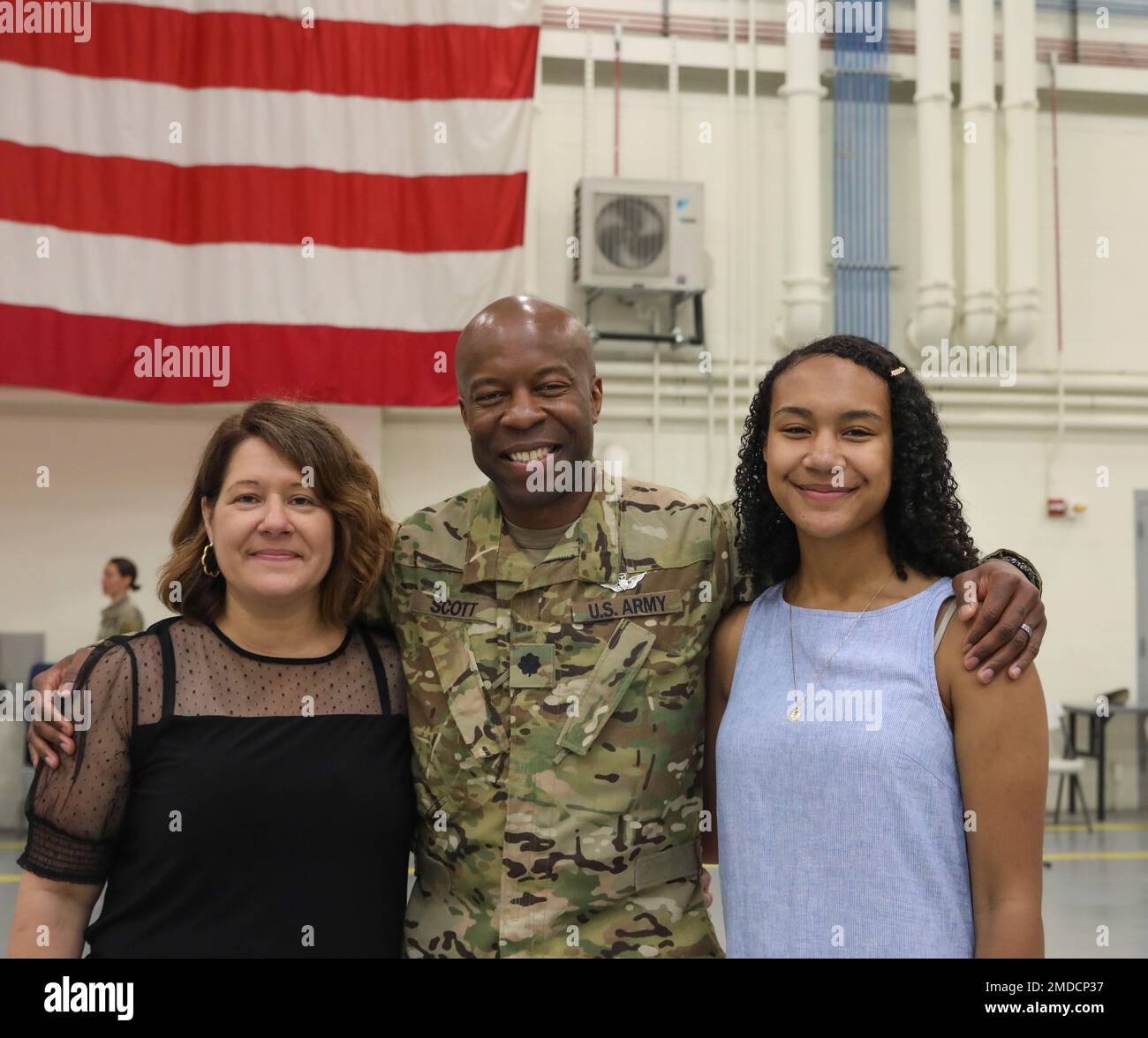U.S. Army Lt. Col. Ryan Scott, 2-10 AHB Commander, conducts his last ...