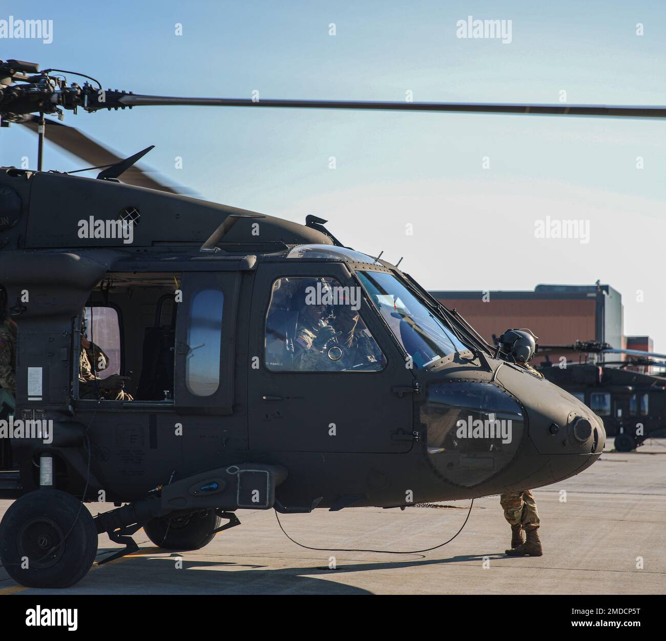U.S. Army Lt. Col. Ryan Scott, 2-10 AHB Commander, conducts his last ...