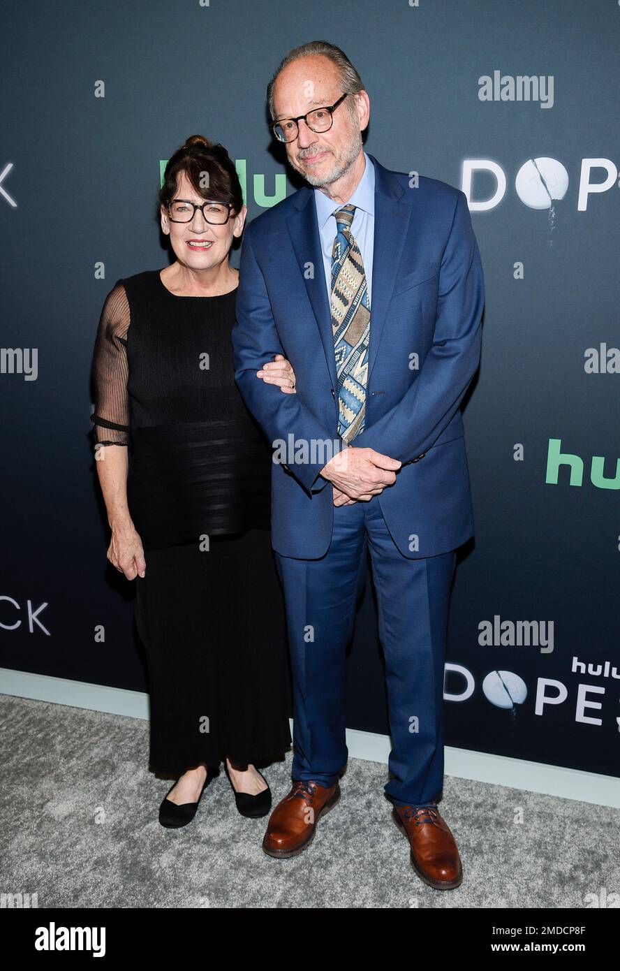 Actors Ann Dowd, left, and husband Larry Arancio attend the Hulu ...