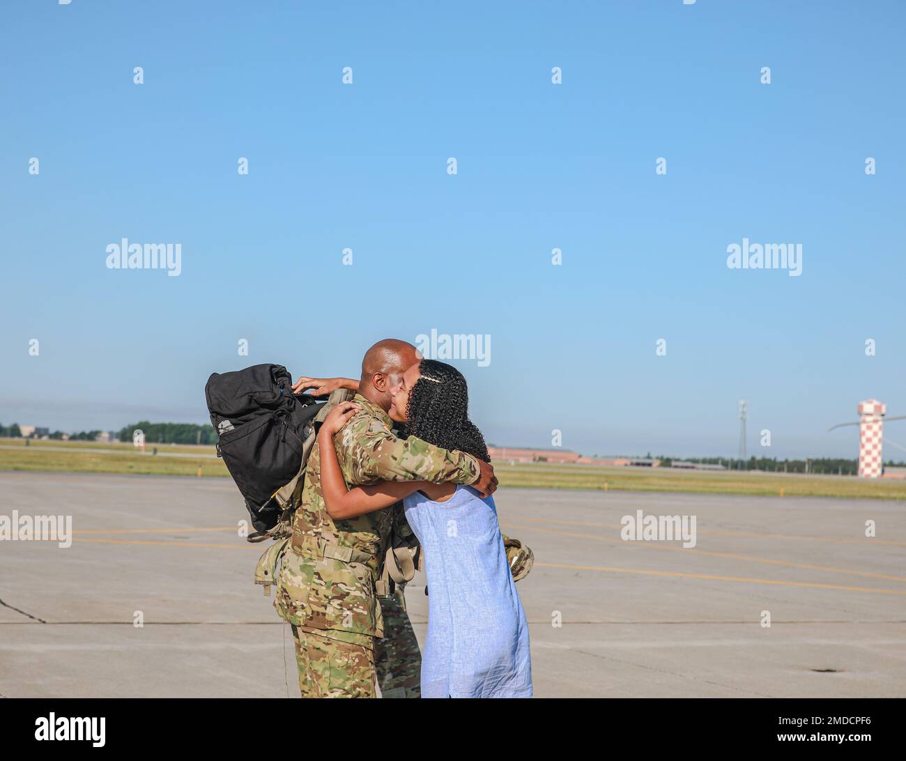 U.S. Army Lt. Col. Ryan Scott, 2-10 AHB Commander, conducts his last ...