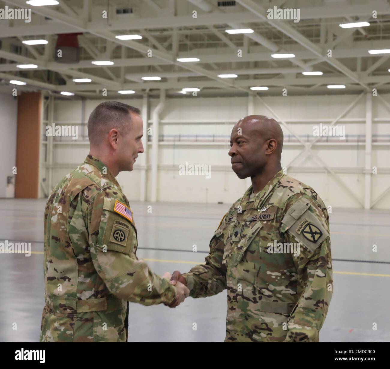 U.S. Army Lt. Col. Ryan Scott, 2-10 AHB Commander, conducts his last ...