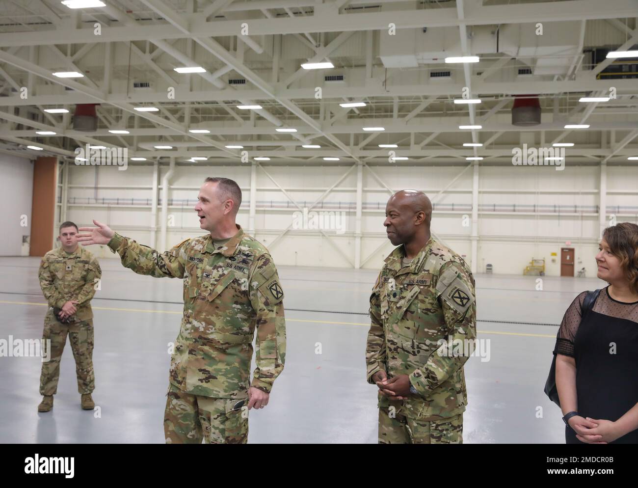 U.S. Army Lt. Col. Ryan Scott, 2-10 AHB Commander, conducts his last ...