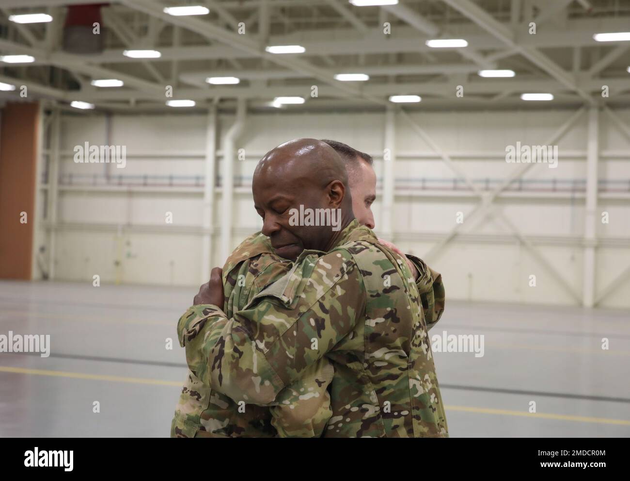 U.S. Army Lt. Col. Ryan Scott, 2-10 AHB Commander, conducts his last ...
