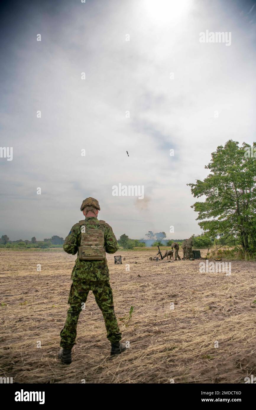 1st Lt. Sven Pärand, a company commander in the Estonian Defense League ...