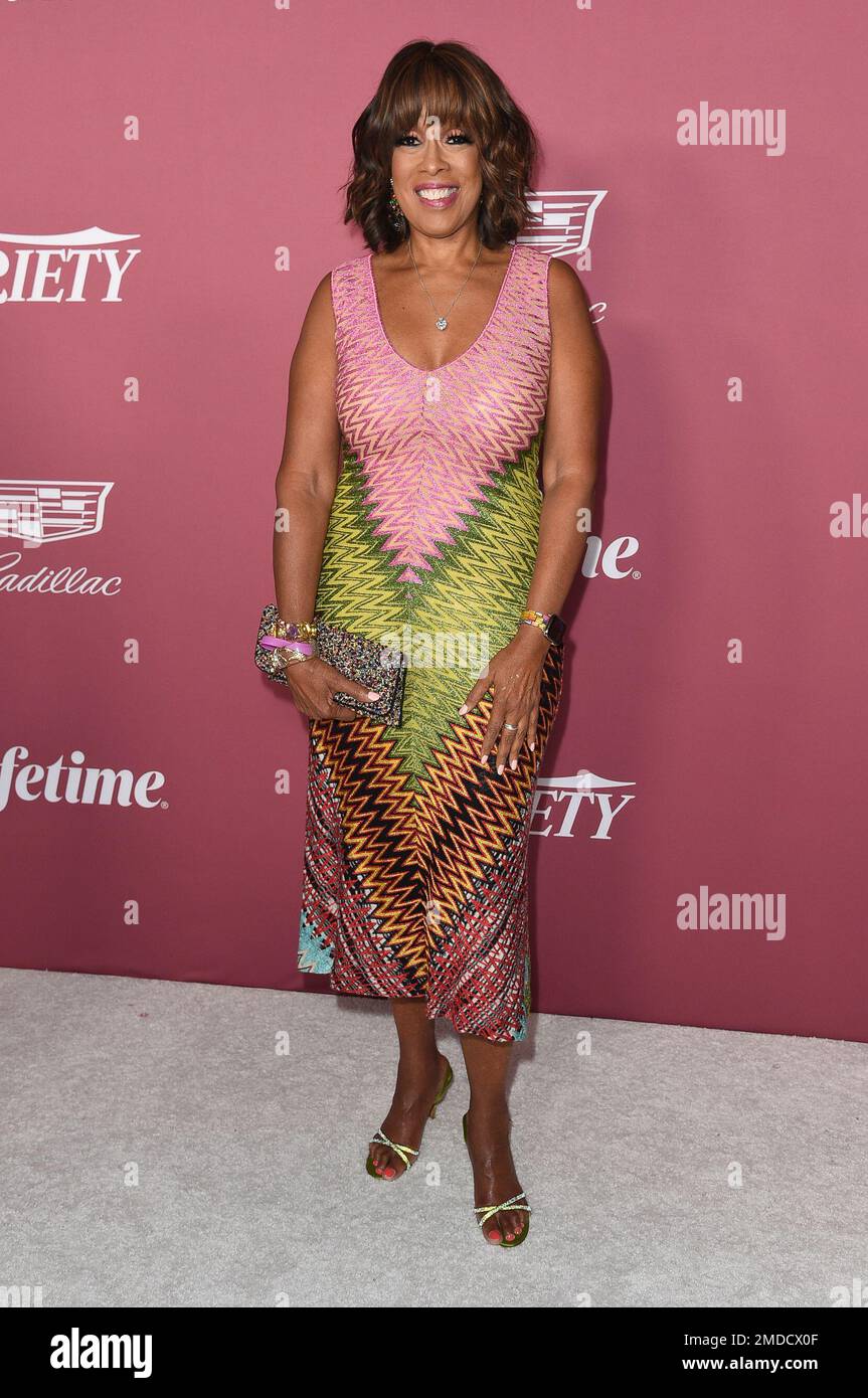 Gayle King arrives at Variety's Power of Women: Los Angeles on Thursday ...