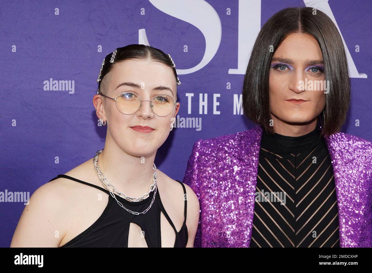 Lucy Moss and Toby Marlow attend the Broadway opening night of "Six" at ...