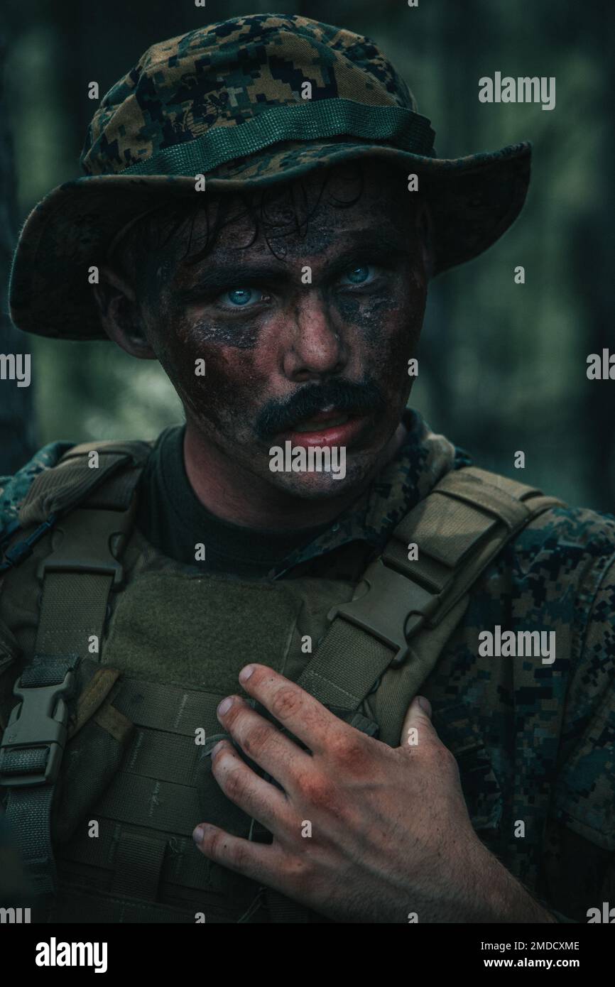 U.S. Marine Corps Lance Cpl. Layton Garner, a heavy equipment mechanic ...