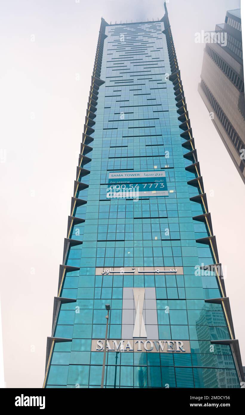 Dubai, United Arab Emirates - December 23, 2017: skyscraper building ...