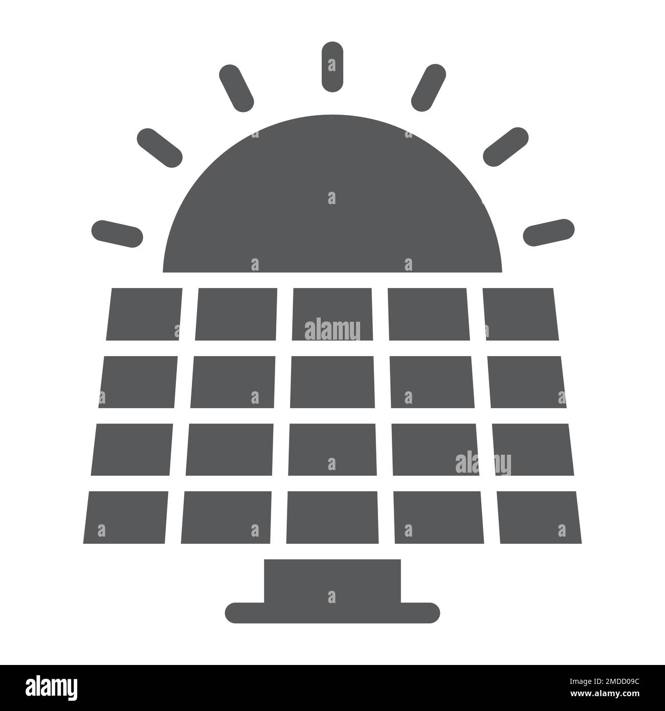 Solar panel glyph icon, ecology and energy, green energy sign, vector ...