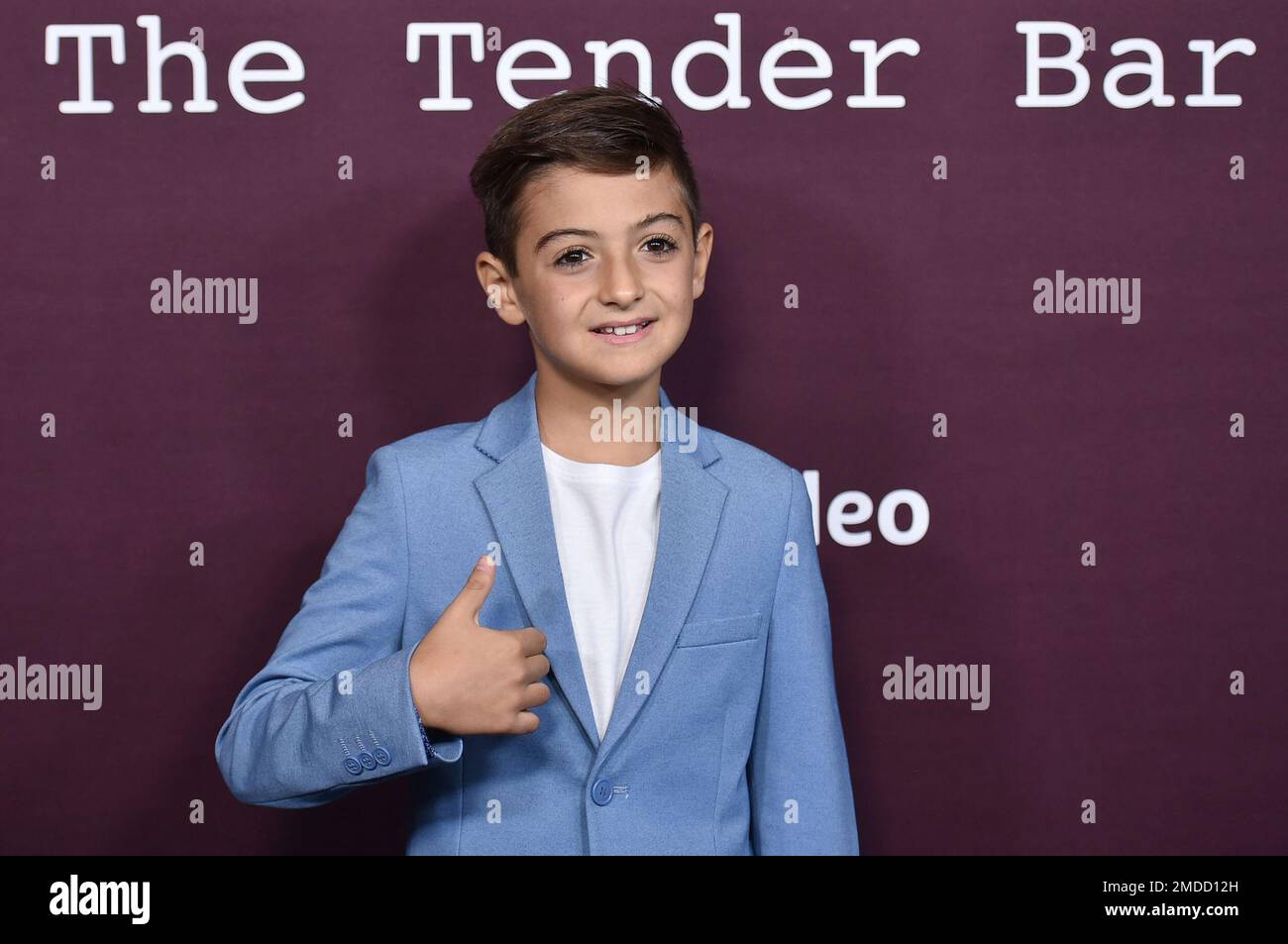 Daniel Ranieri arrives at a screening of "The Tender Bar" on Sunday ...