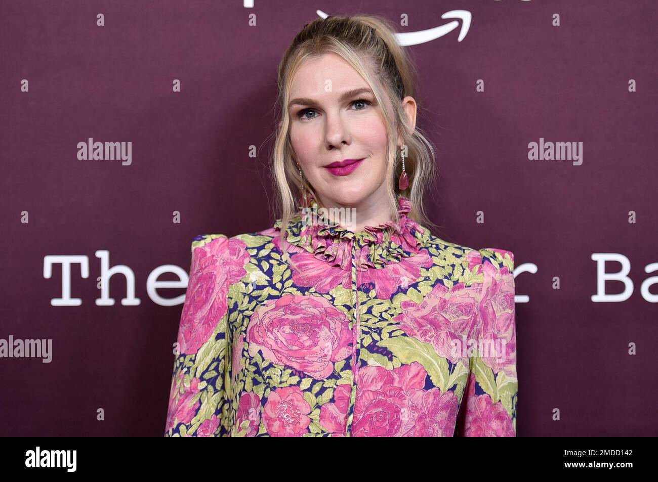 Lily Rabe arrives at a screening of "The Tender Bar" on Sunday, Oct. 3 ...