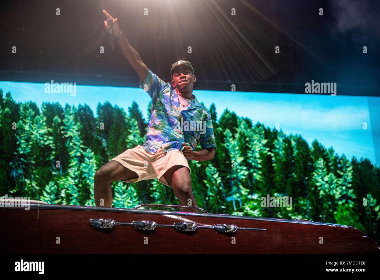 Tyler, the Creator performs on day three of the Austin City Limits ...