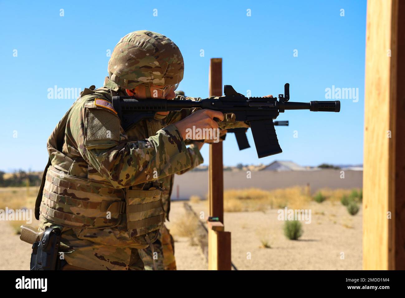 Our friends from the 870th MP Company did some work at the range on ...