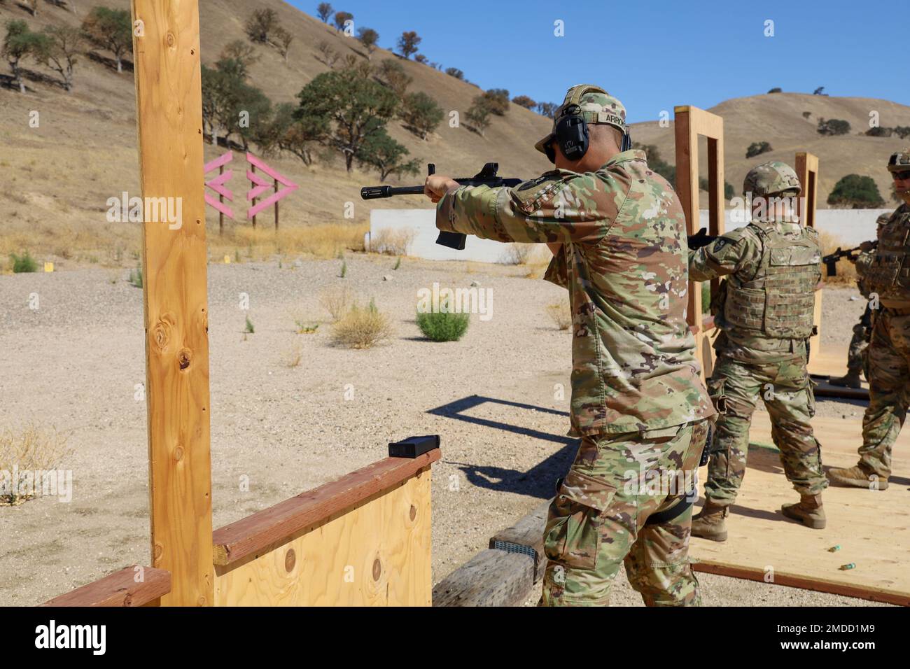 Our friends from the 870th MP Company did some work at the range on ...