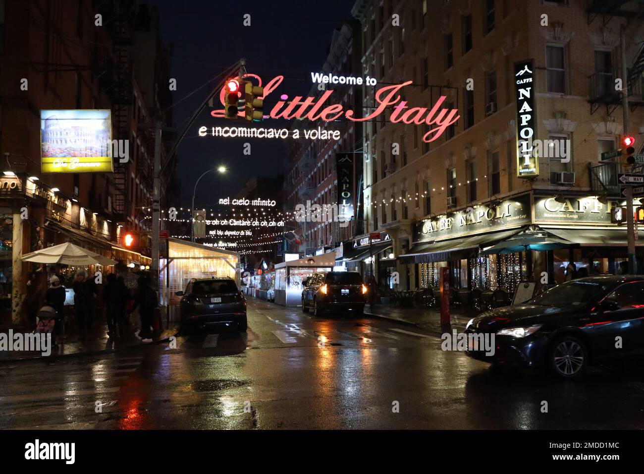 Illuminated outdoor exhibit titled “Volare” currently on display in ...